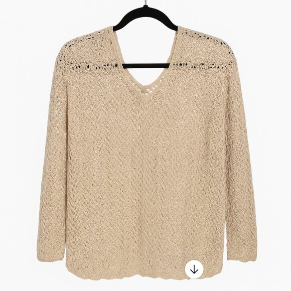 POL | Sweaters | 2 Pol Cream Crochet Knit Sweater | Poshmark